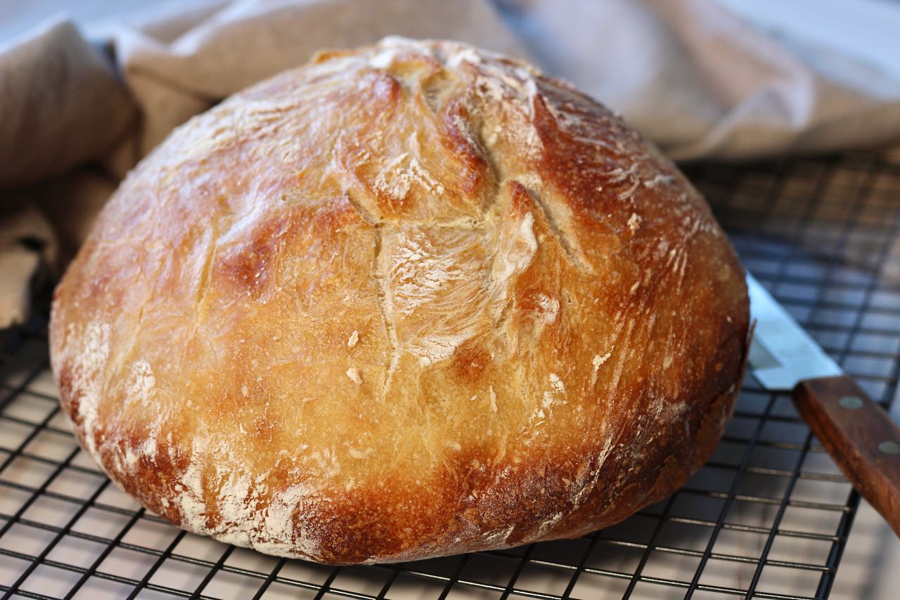 New York Times No Knead Bread – Old Cut Kitchen